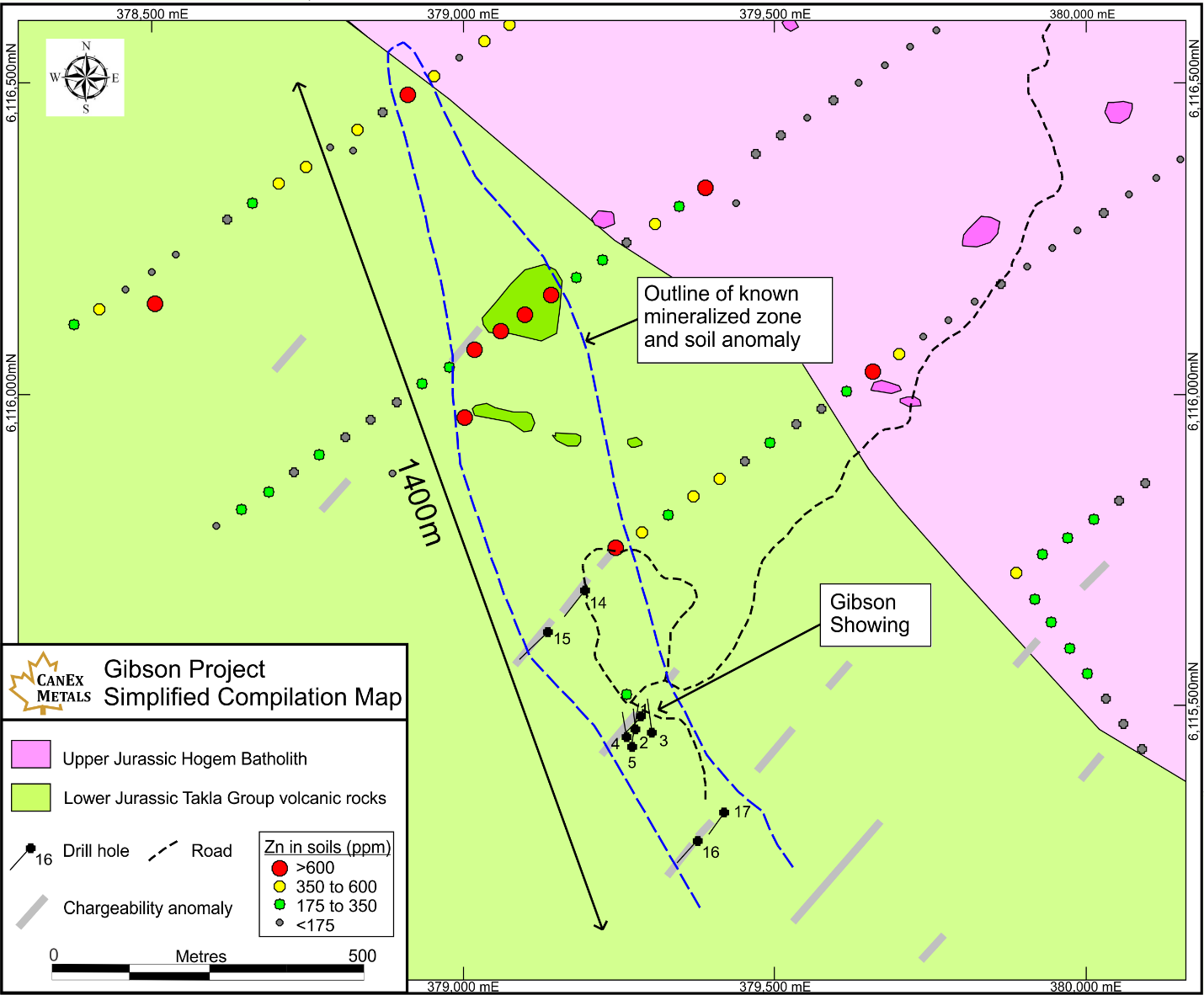 Gibson Property - British Columbia | CANEX Metals Inc.